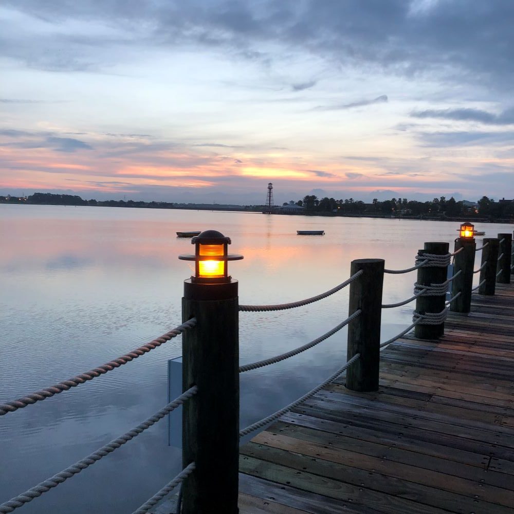 Lake Sumter Landing at daybreak - Villages-News.com
