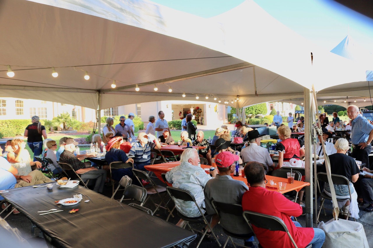 Villagers take over the street to throw old-fashioned block party ...