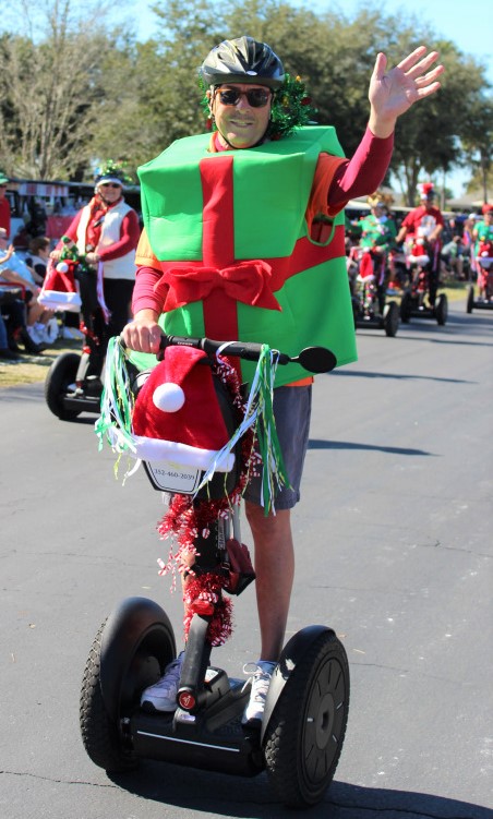 Colorfully decorated golf carts and creative costumes highlight ...
