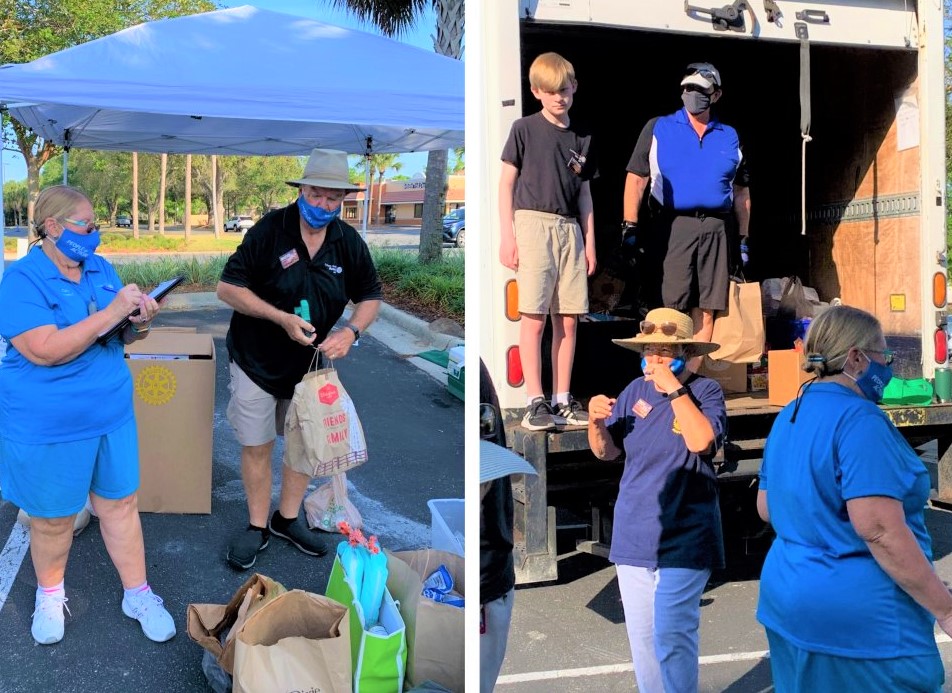 Villages Rotary Clubs collect 6,000 pounds of food for local pantries ...