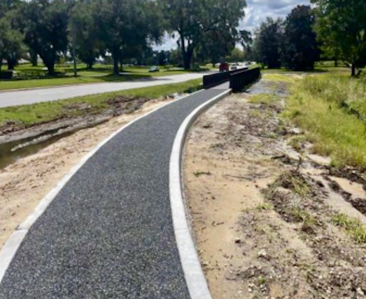 We snuck in a walk on the Lake Miona Walking Trail - Villages-News.com