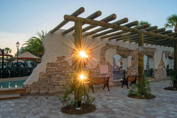 Morning sunrise at Spanish Springs Town Square - Villages-News.com
