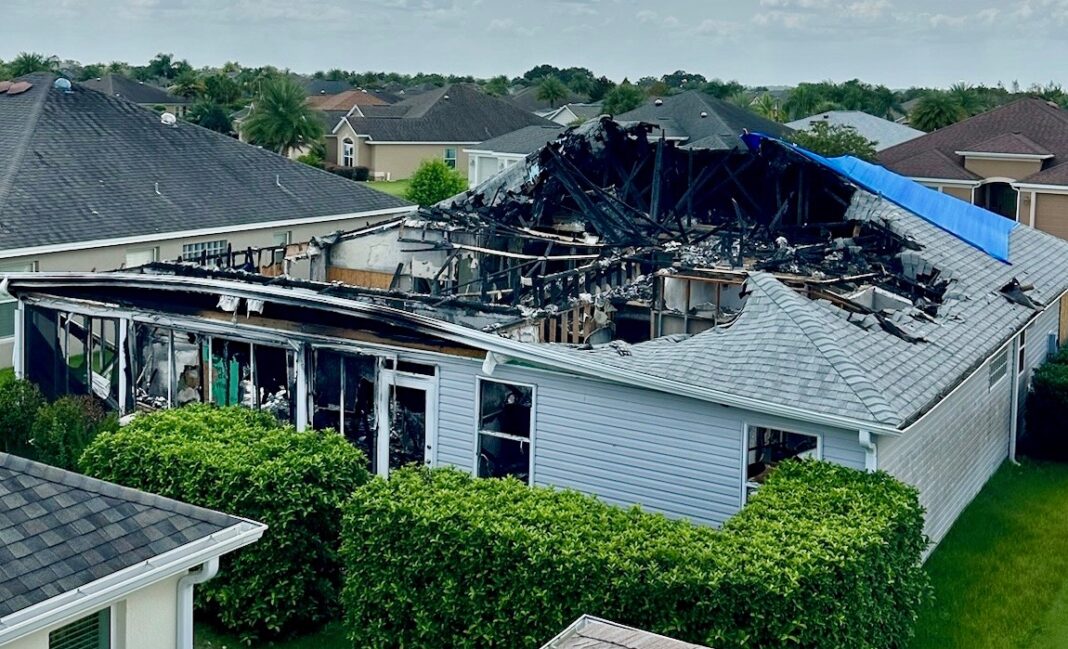 Villager describes long difficult path after house destroyed by fire ...