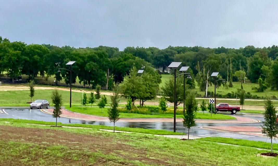 New roundabout makes its debut on Rolling Acres Road - Villages-News.com
