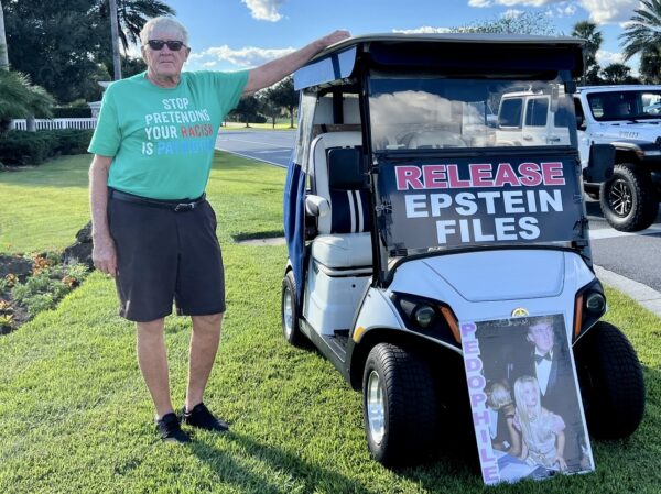 Ed McGinty returns to public protests over President Trump - Villages ...