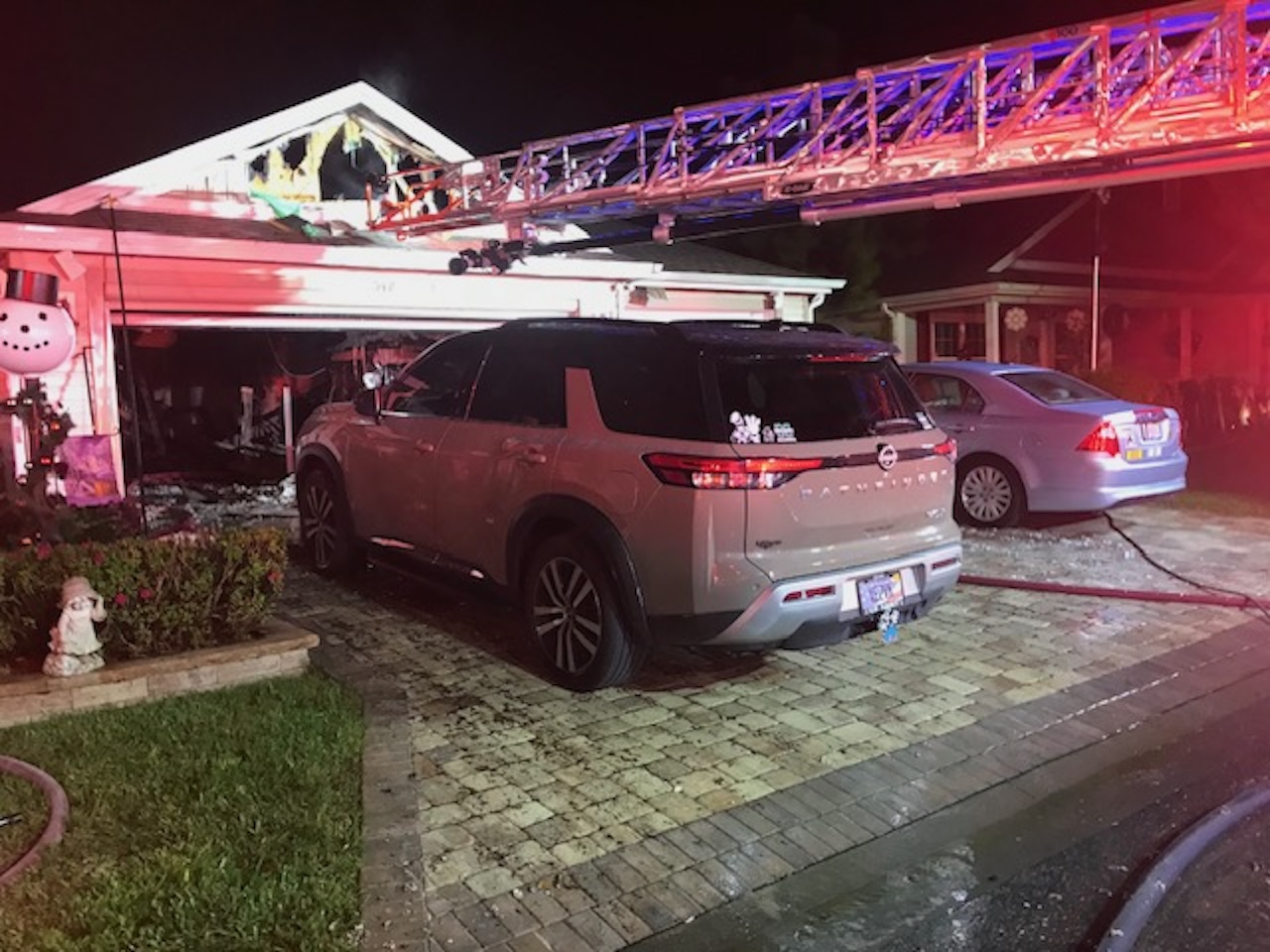 Ruptured gas line in attic accelerates fire at home in The Villages ...