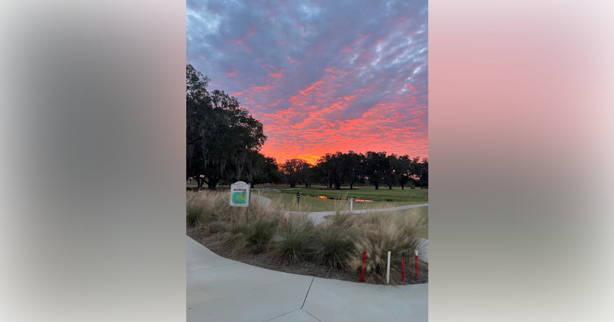 Morning Sunrise Over Marsh View Pitch & Putt In The Villages - Villages ...