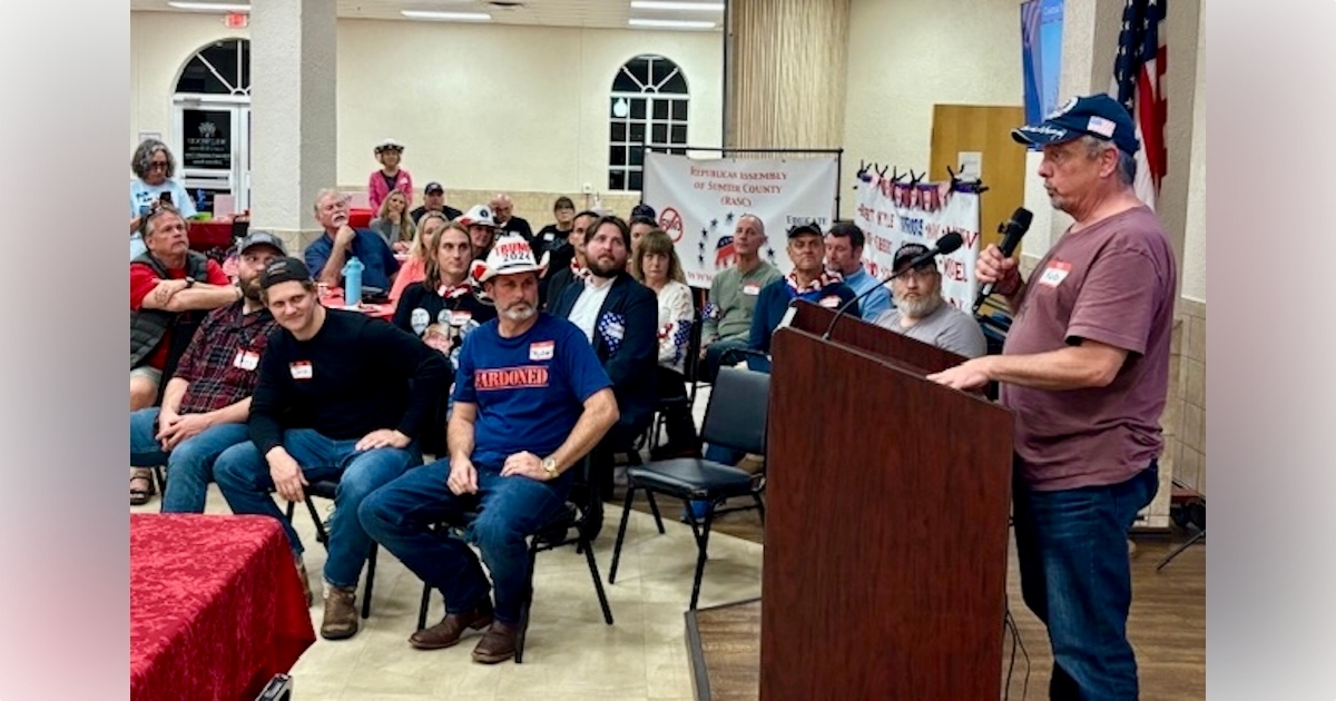 J6ers released from Coleman prison share stories with local GOP ...