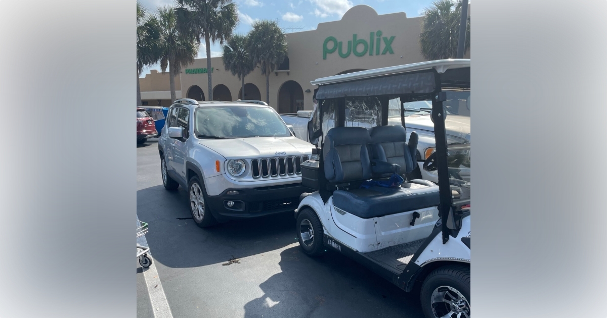 Golf cart driver emerges from Publix to find she’s parked in - Villages ...