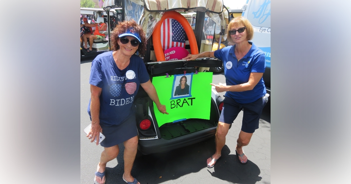 Excited crowd in The Villages shows up for Kamala Harris rally ...