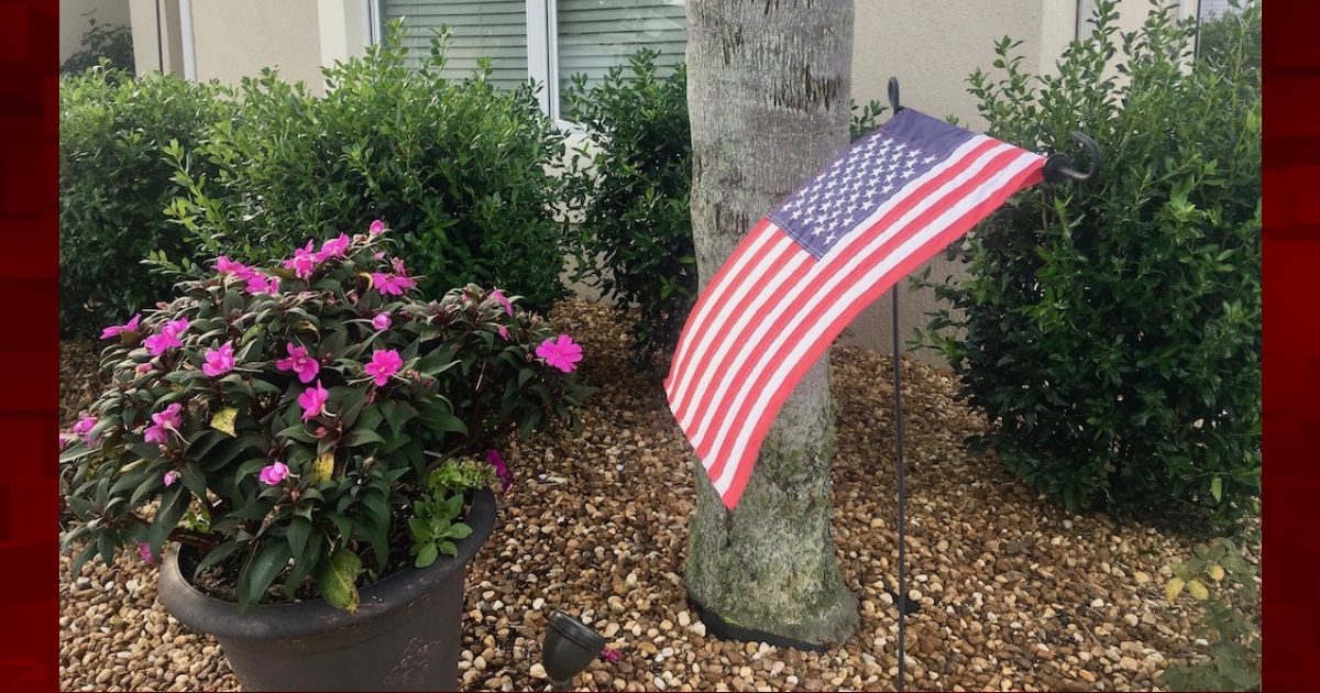 Shame on the troll who targeted American flag - Villages-News.com
