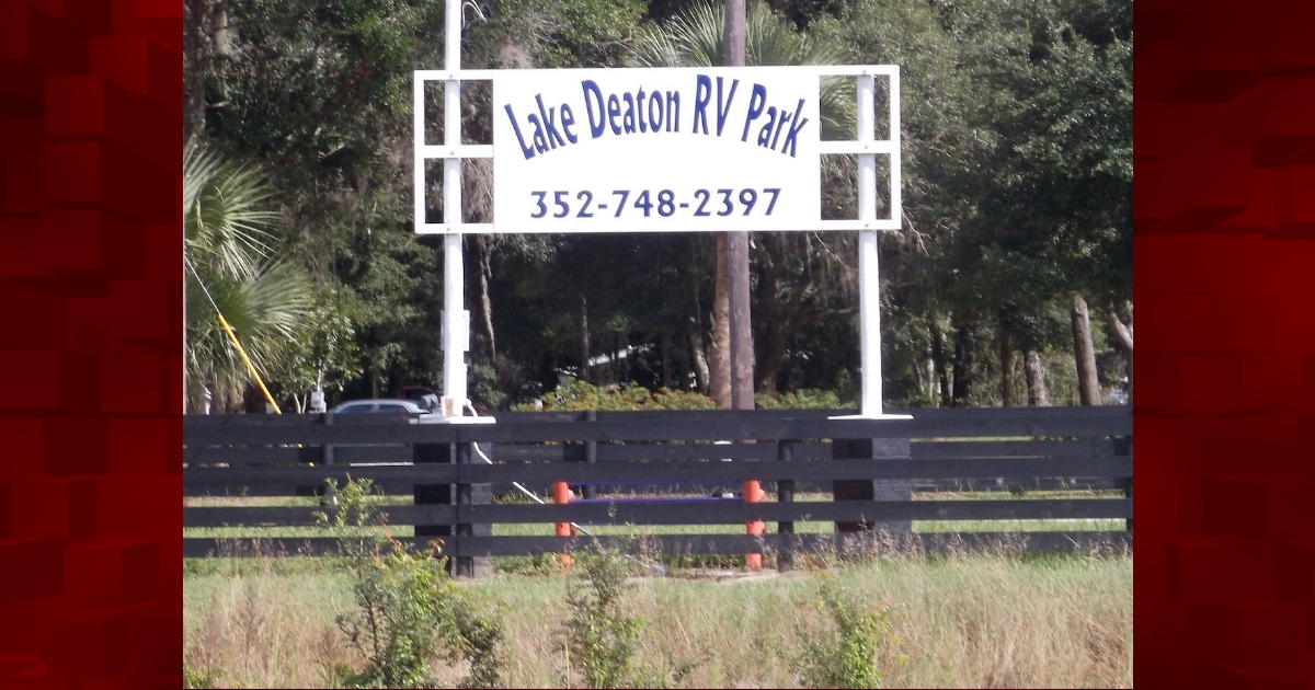 Lake Deaton RV Park resident arrested after spotted driving over median ...